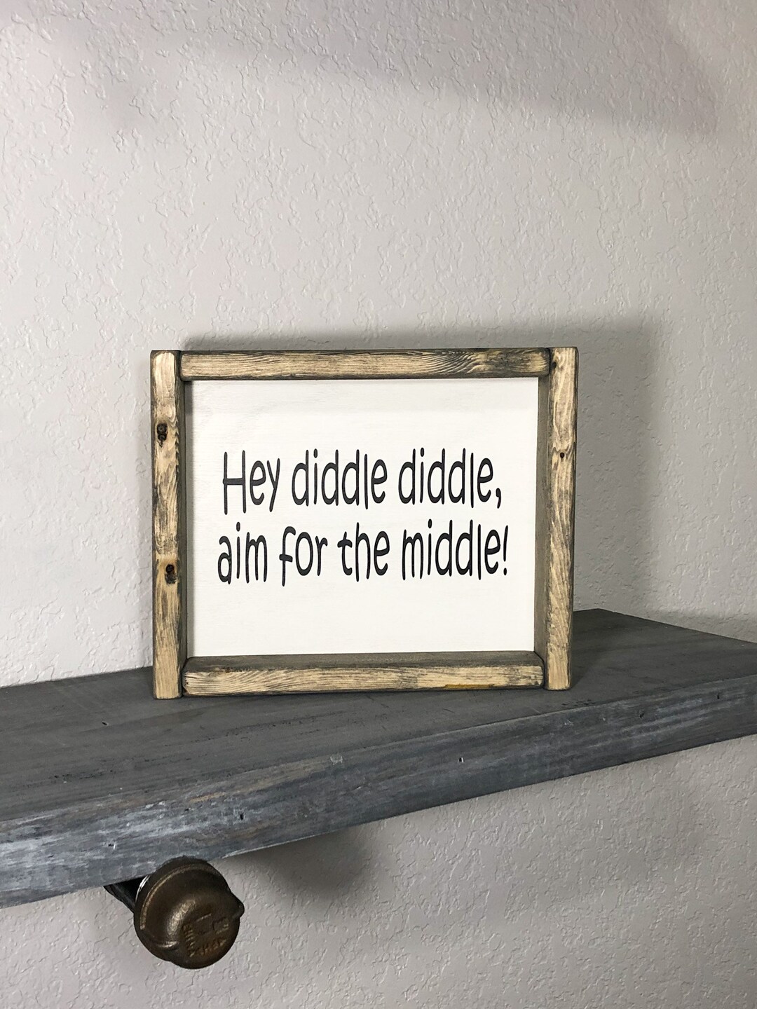 Hey Diddle Diddle / Funny Bathroom Sign - Etsy