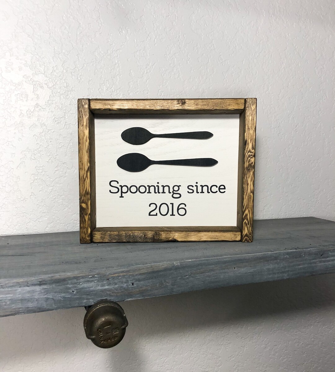 Spooning Since / Couples Sign / Anniversary Gift - Etsy