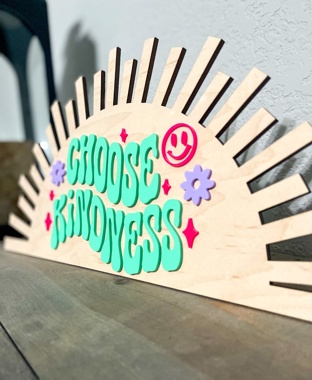 Choose Kindness Sun Sign - Etsy