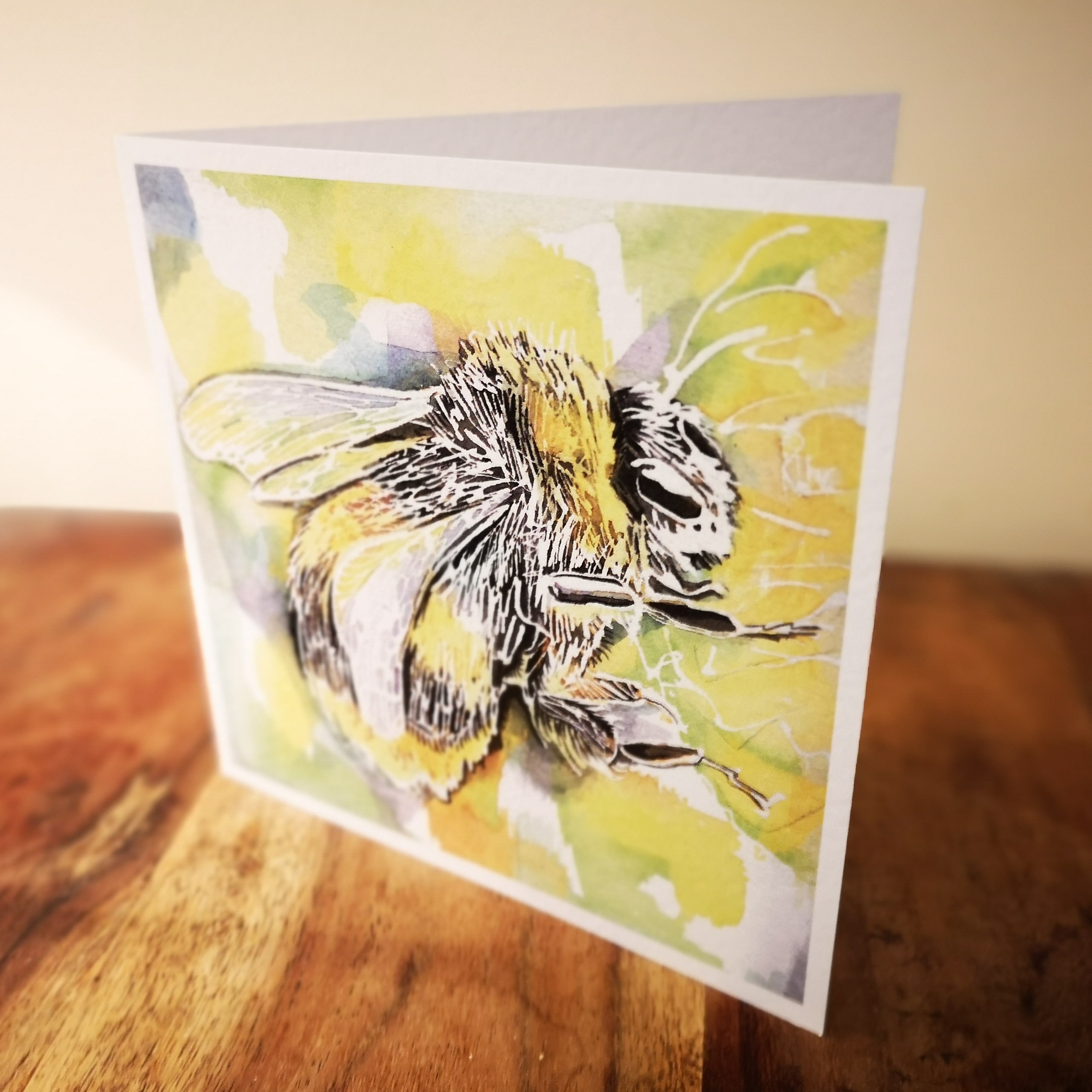 Bee Card - Etsy