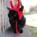 Devil Hat Cat Hat Hats for Cats Pet Costume Horns Hat Dog - Etsy