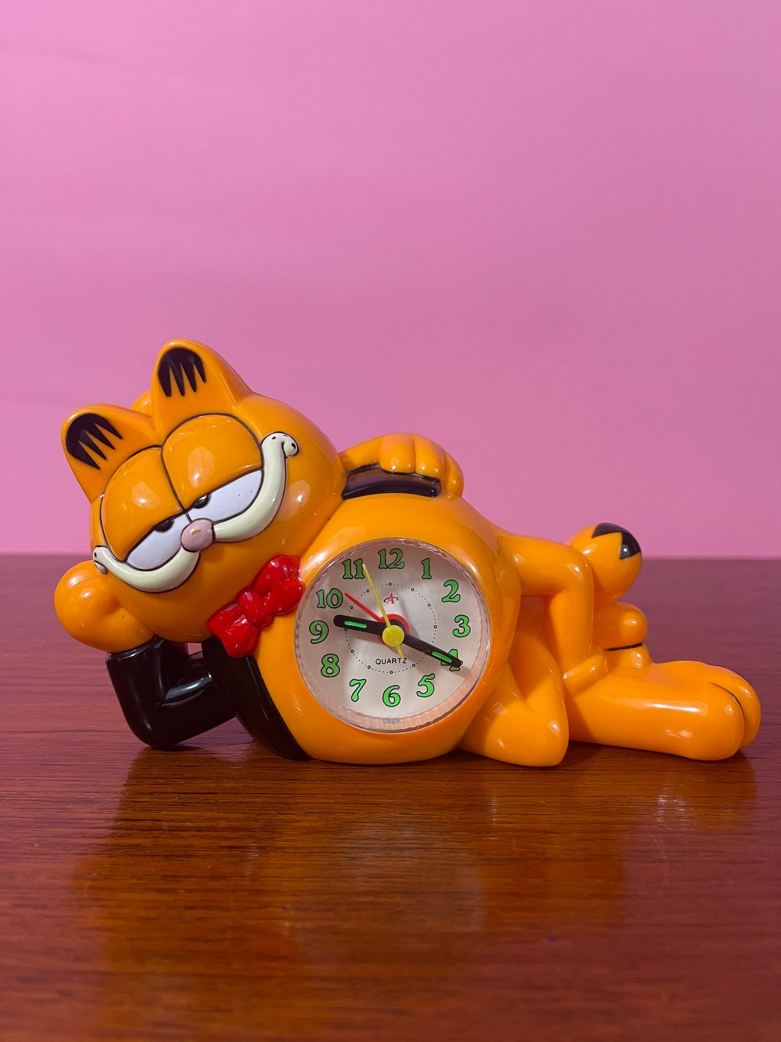 Vintage Rare Garfield Battery Operated Quartz Alarm Clock | Etsy