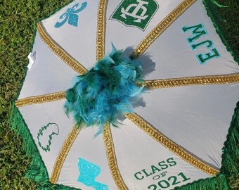 Tulane Secondline Umbreallas, Tulane Graduation, Tulane Umbrella ...