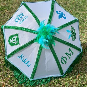 Tulane Secondline Umbreallas, Tulane Graduation, Tulane Umbrella ...