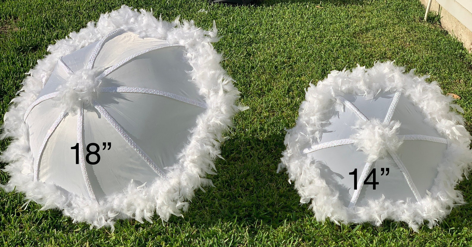 Bride and Groom Second Line Umbrellas Set of Two, Wedding Umbrellas for ...