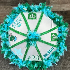 Tulane Secondline Umbreallas, Tulane Graduation, Tulane Umbrella ...