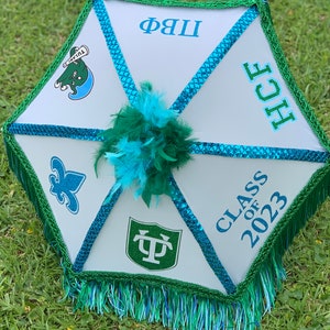Tulane Umbrella, Tulane, Tulane Graduation Umbrella, Tulane Second Line ...