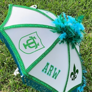 Tulane Secondline Umbreallas, Tulane Graduation, Tulane Umbrella ...