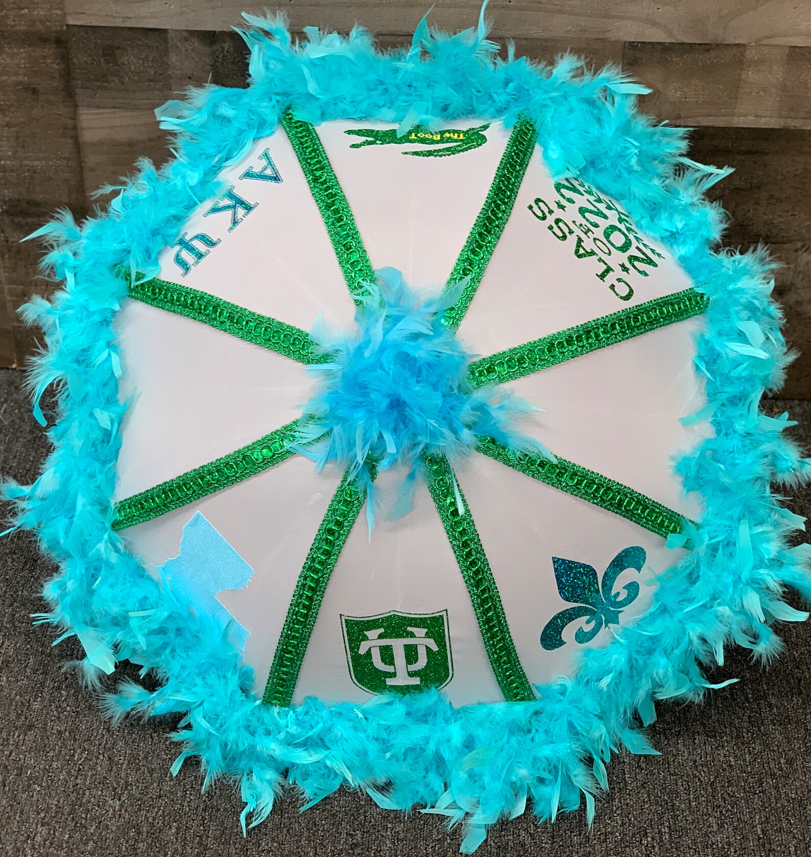 Tulane Secondline Umbreallas, Tulane Graduation, Tulane Umbrella ...