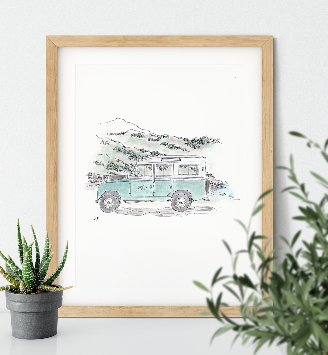Surfrider Hotel Malibu - Vintage Land Rover Defender - Beach - Malibu ...
