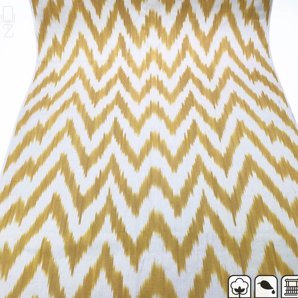 Yellow Ikat Fabric - Etsy