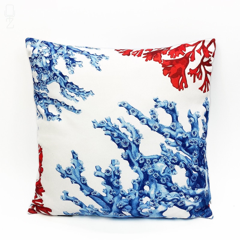 Coral Cushion - Etsy