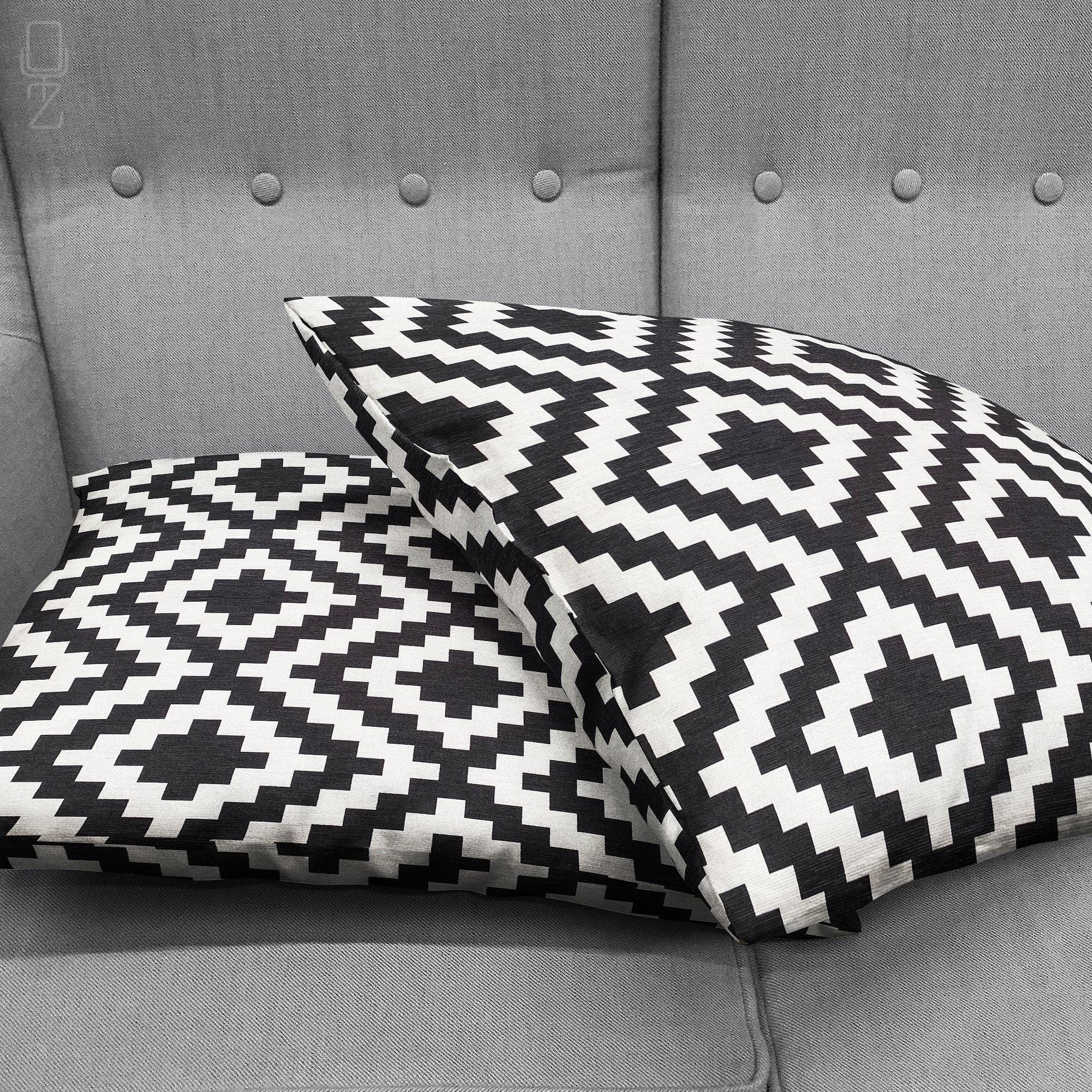 Aztec Set of 2 Cushion Covers | Double Sided Printing on the Soft ...