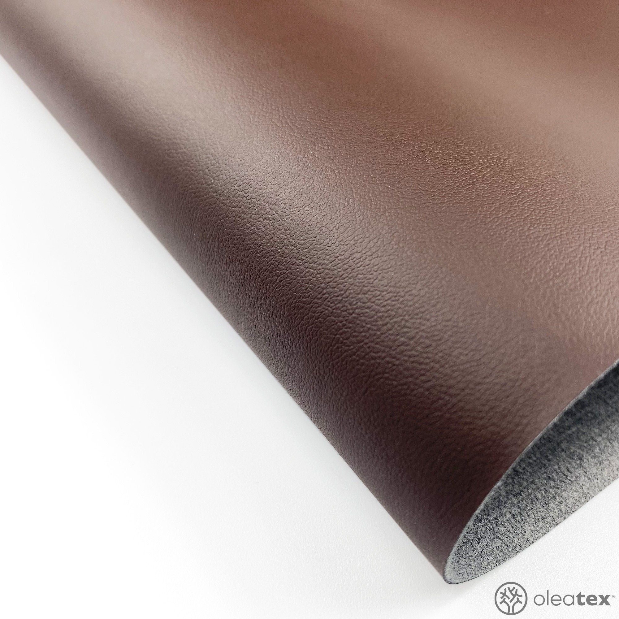 Brown Vegan Leather Fabric: Olive Waste Plant-based Material - Etsy