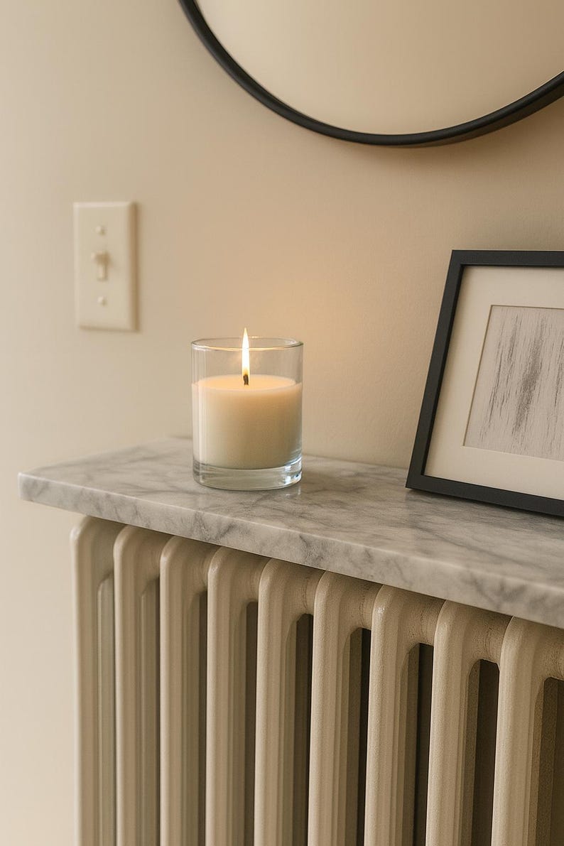 Marble Radiator Top, Floating Shelf, Side Table Top Italian Calacatta ...