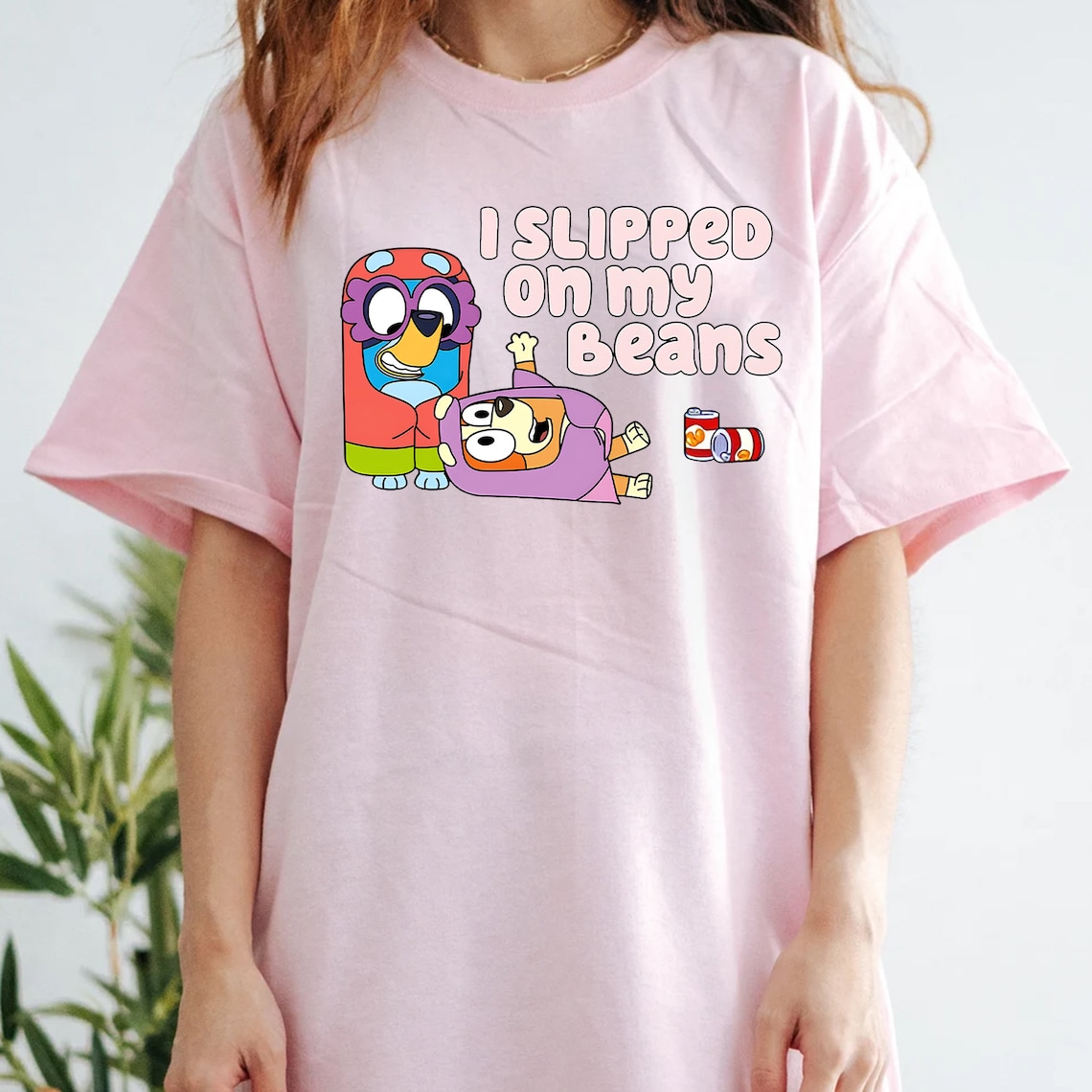 Bluey PNG, I Slipped on My Beans Stickers Png, Bluey Family Png, Decal ...