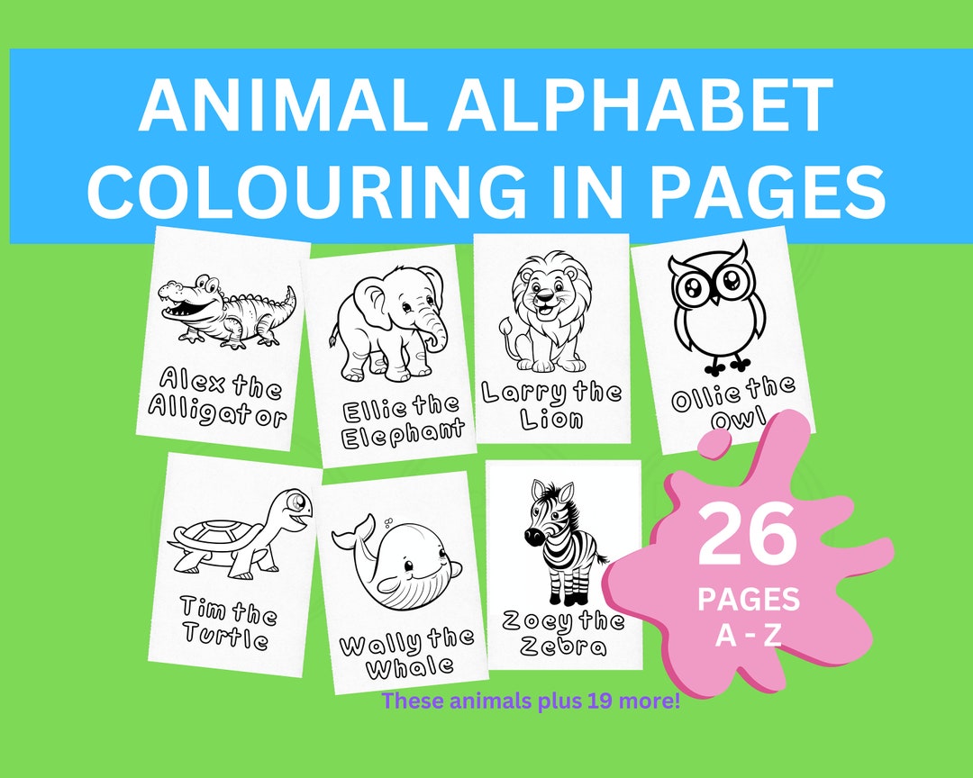 Animal Coloring Pages, Abc Coloring Pages, Alphabet Coloring, Babys ...