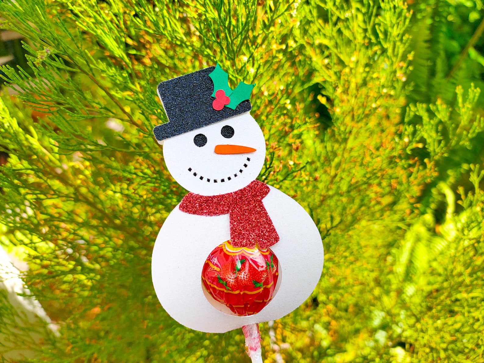 Snowman Lollipop Holder SVG Christmas Lollipop Holder SVG - Etsy