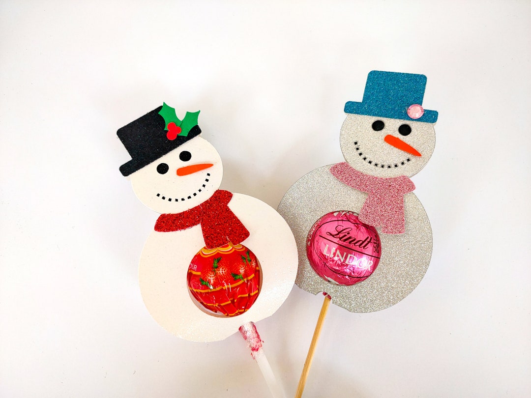 Snowman Lollipop Holder SVG, Christmas Lollipop Holder SVG, Lollipop ...