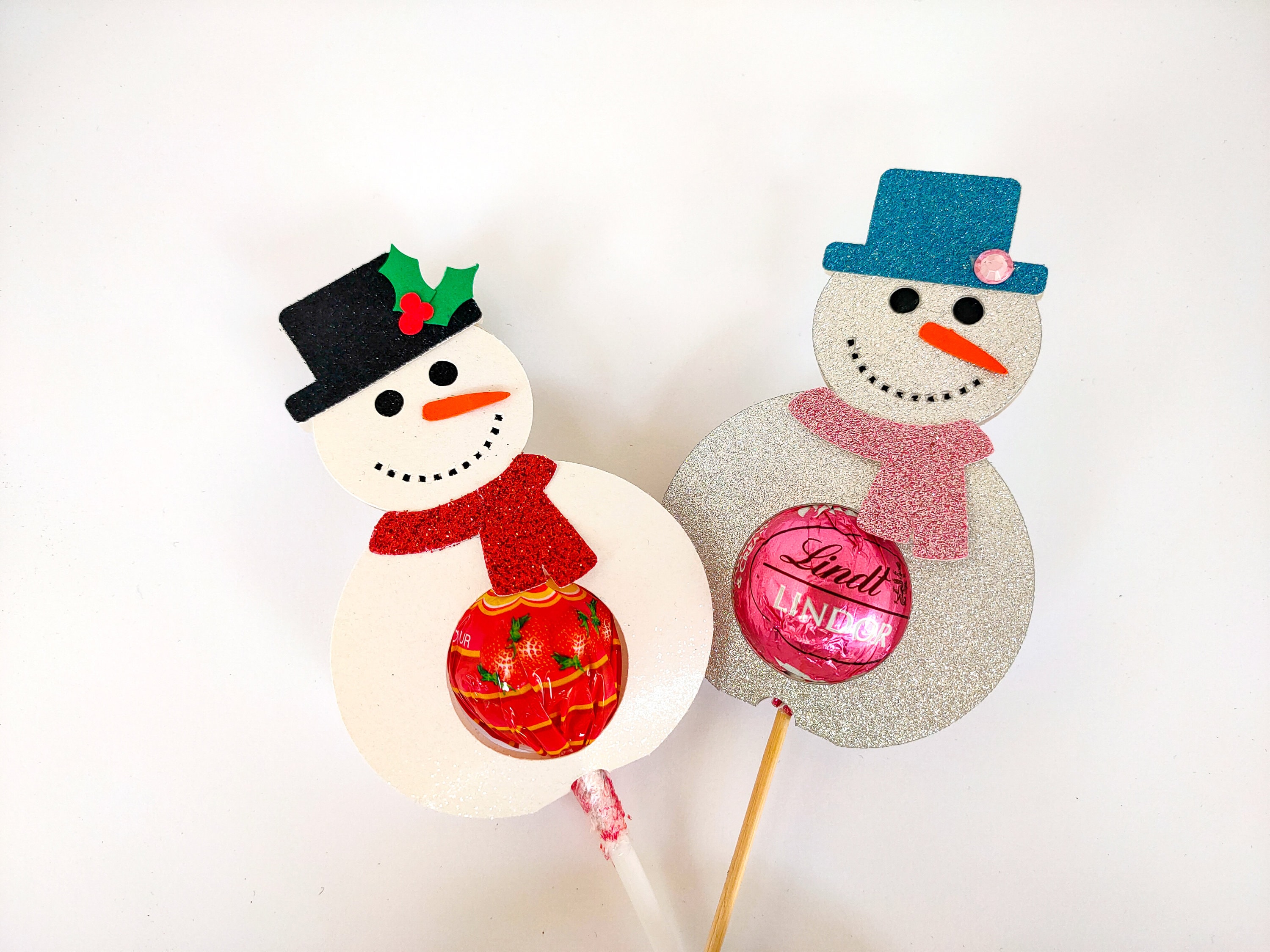 Snowman Lollipop Holder SVG Christmas Lollipop Holder SVG - Etsy
