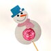 Snowman Lollipop Holder SVG, Christmas Lollipop Holder SVG, Lollipop ...