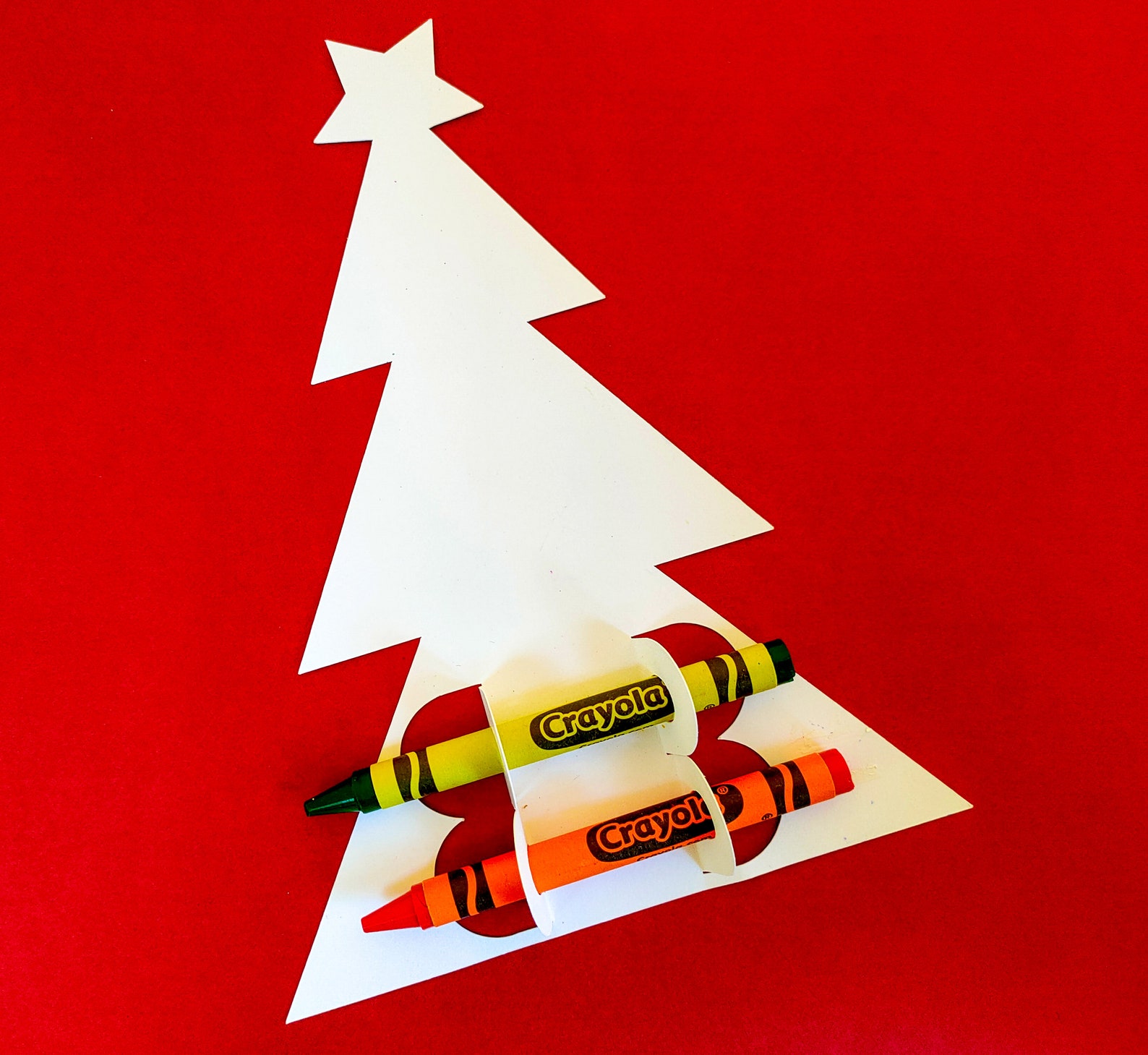 Crayon Color in SVG Coloring Card With Crayon Crayon Holder - Etsy