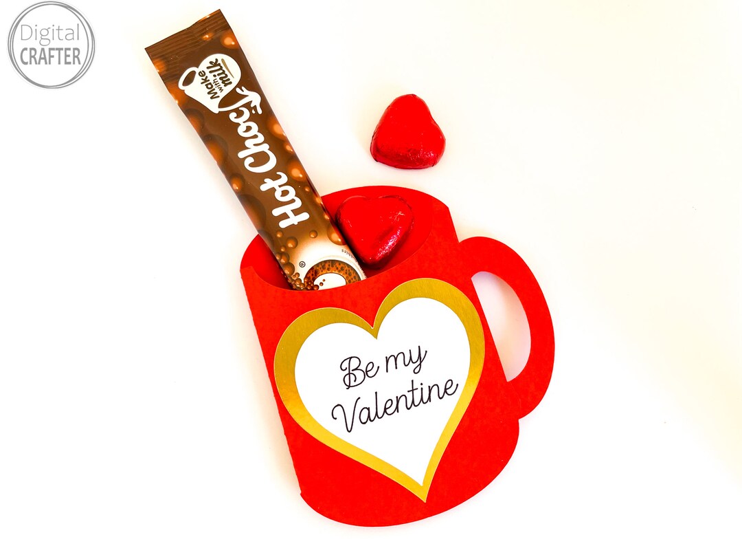 Valentines Hot Chocolate Mug SVG, Valentines Svg, Hot Chocolate ...