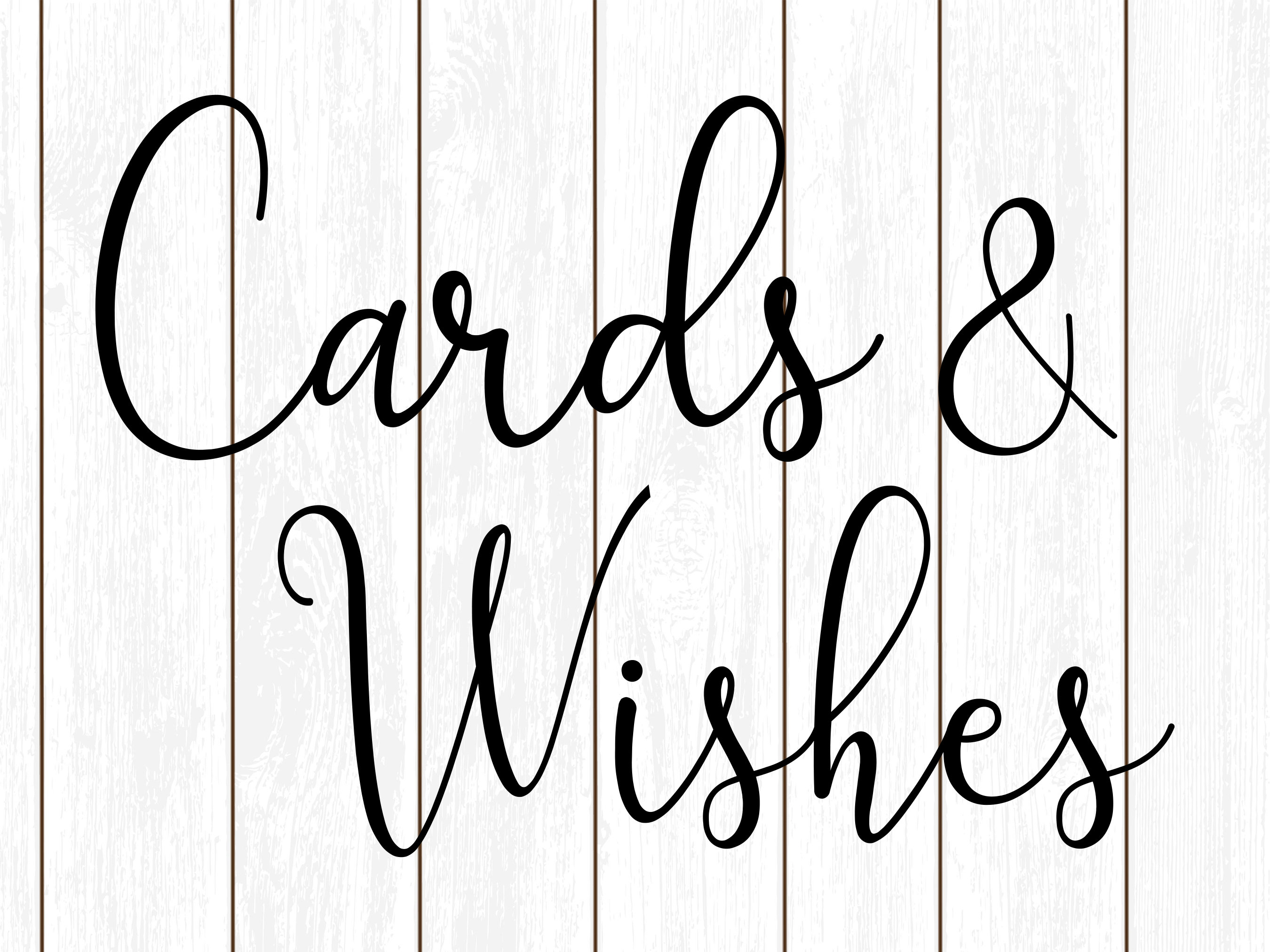 Cards & Wishes SVG wedding SVG file wedding gifts svg | Etsy