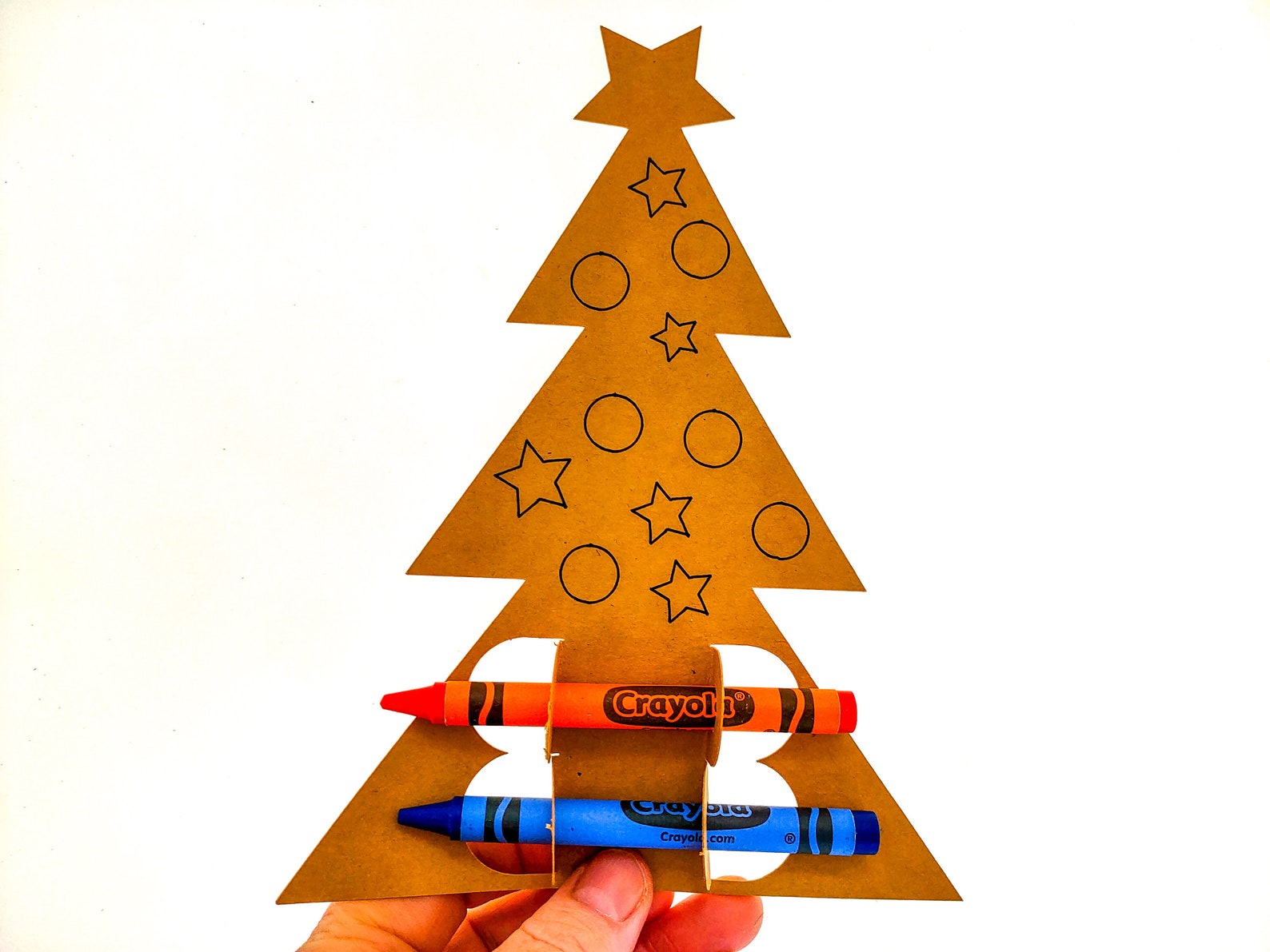 Crayon Color in SVG Coloring Card With Crayon Crayon Holder | Etsy