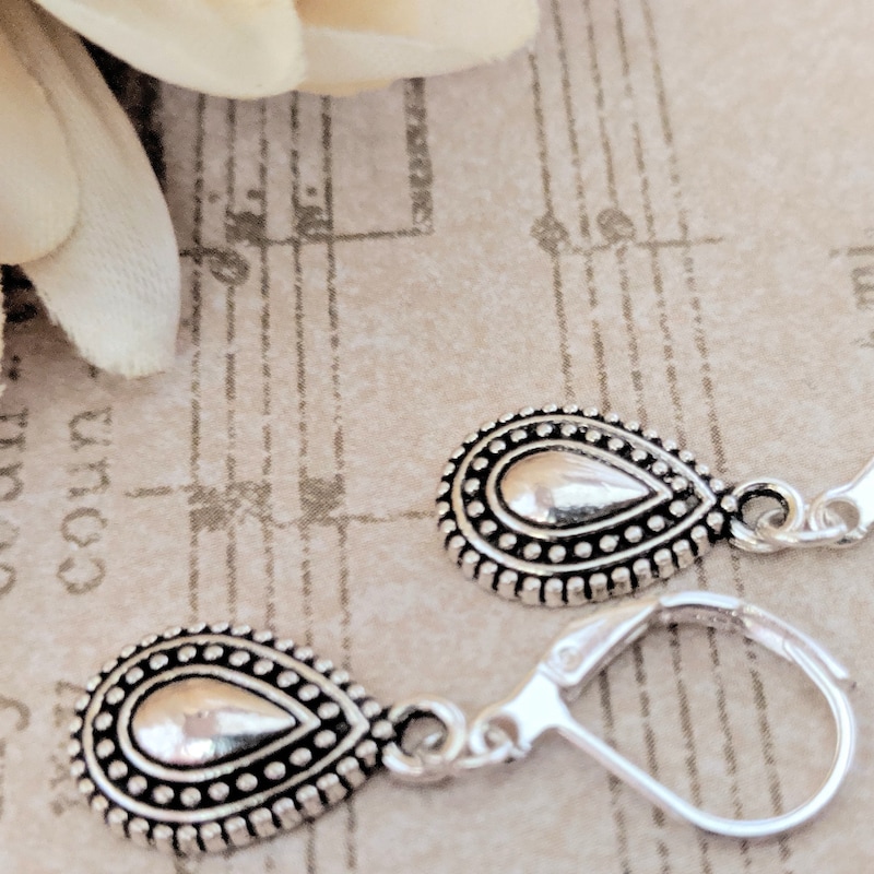 Silver Boho Earrings - Etsy