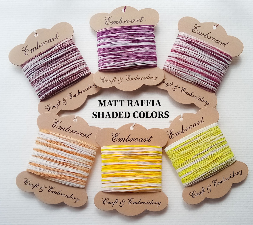 Matt Raffia Yarn, Raffia Ribbon, Rayon Raffia, Wraphia Yarn, Straw Yarn ...