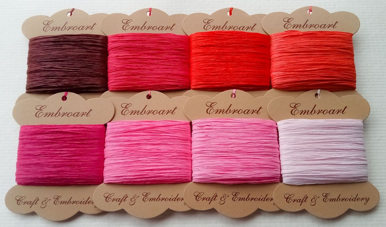 Matt Raffia Yarn Raffia Ribbon Rayon Raffia Wraphia Yarn - Etsy