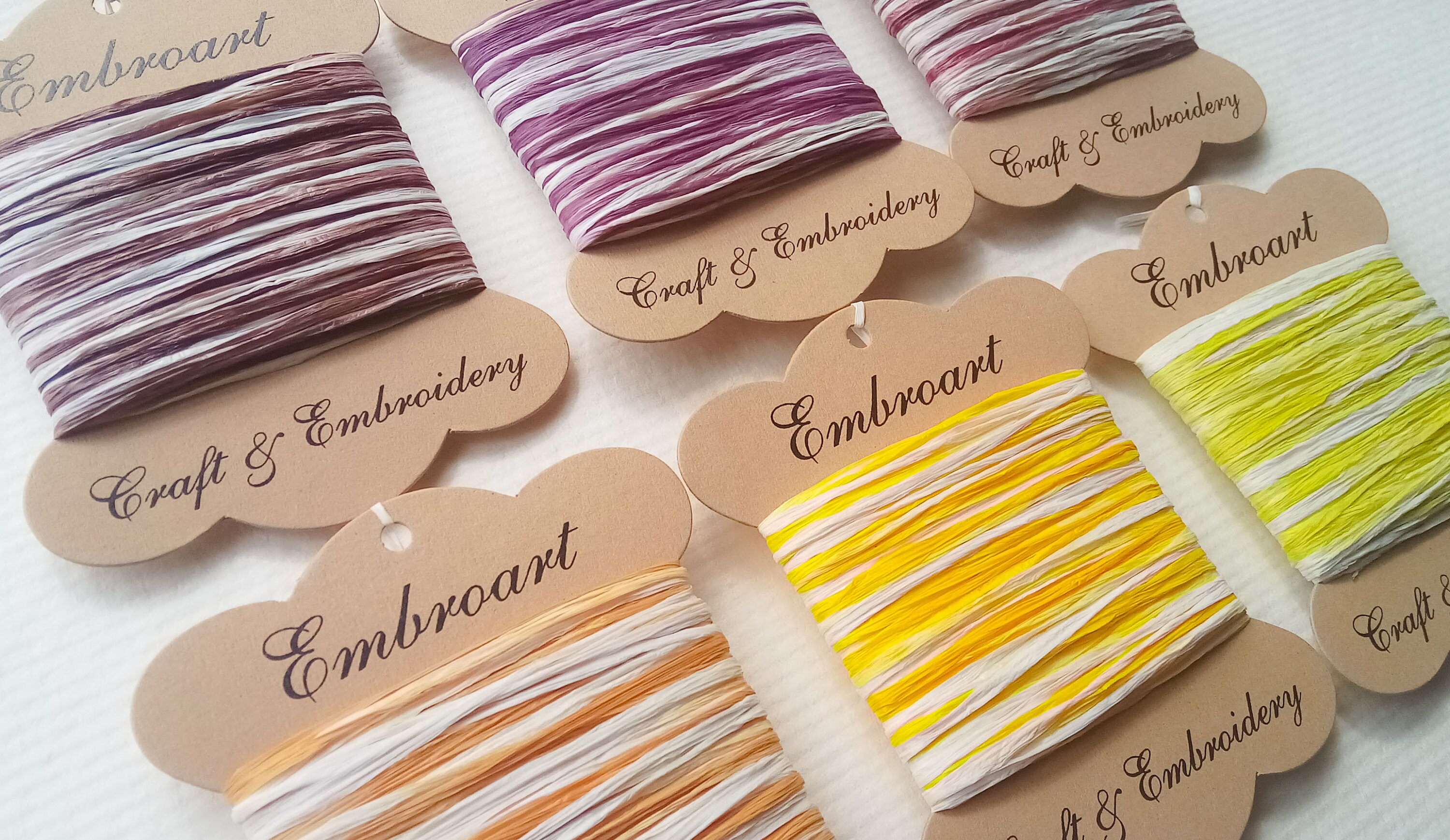 Matt Raffia Yarn Raffia Ribbon Rayon Raffia Wraphia Yarn - Etsy UK