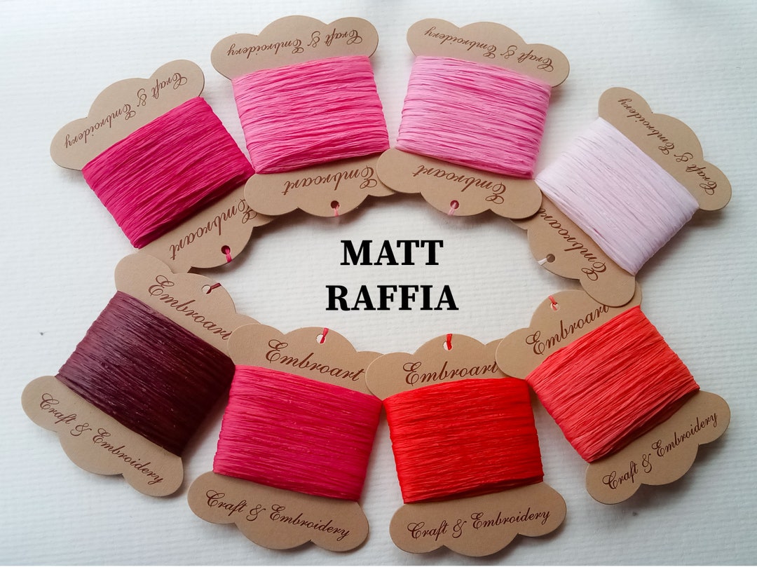 Matt Raffia Yarn, Raffia Ribbon, Rayon Raffia, Wraphia Yarn, Straw Yarn ...