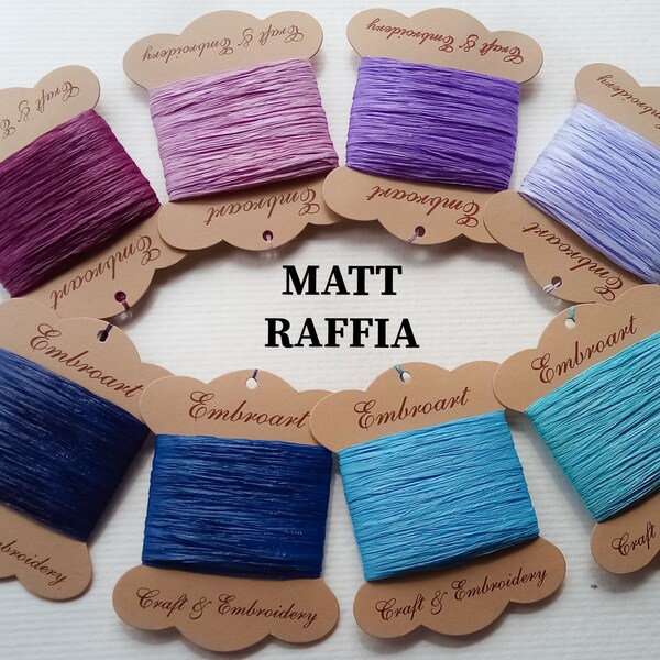 Raffia Yarn - Etsy