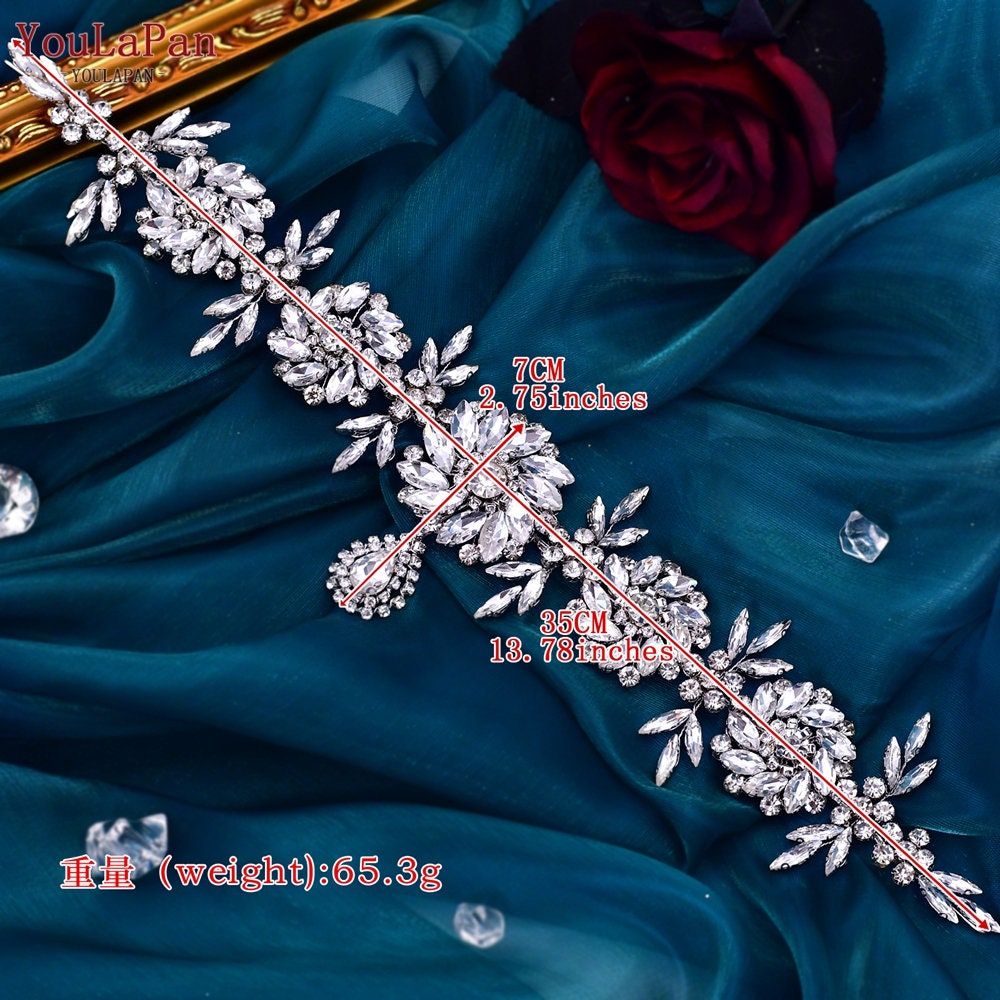 Indian Wedding Bridal Headband Forehead Rhinestone Bride Headpiece for ...