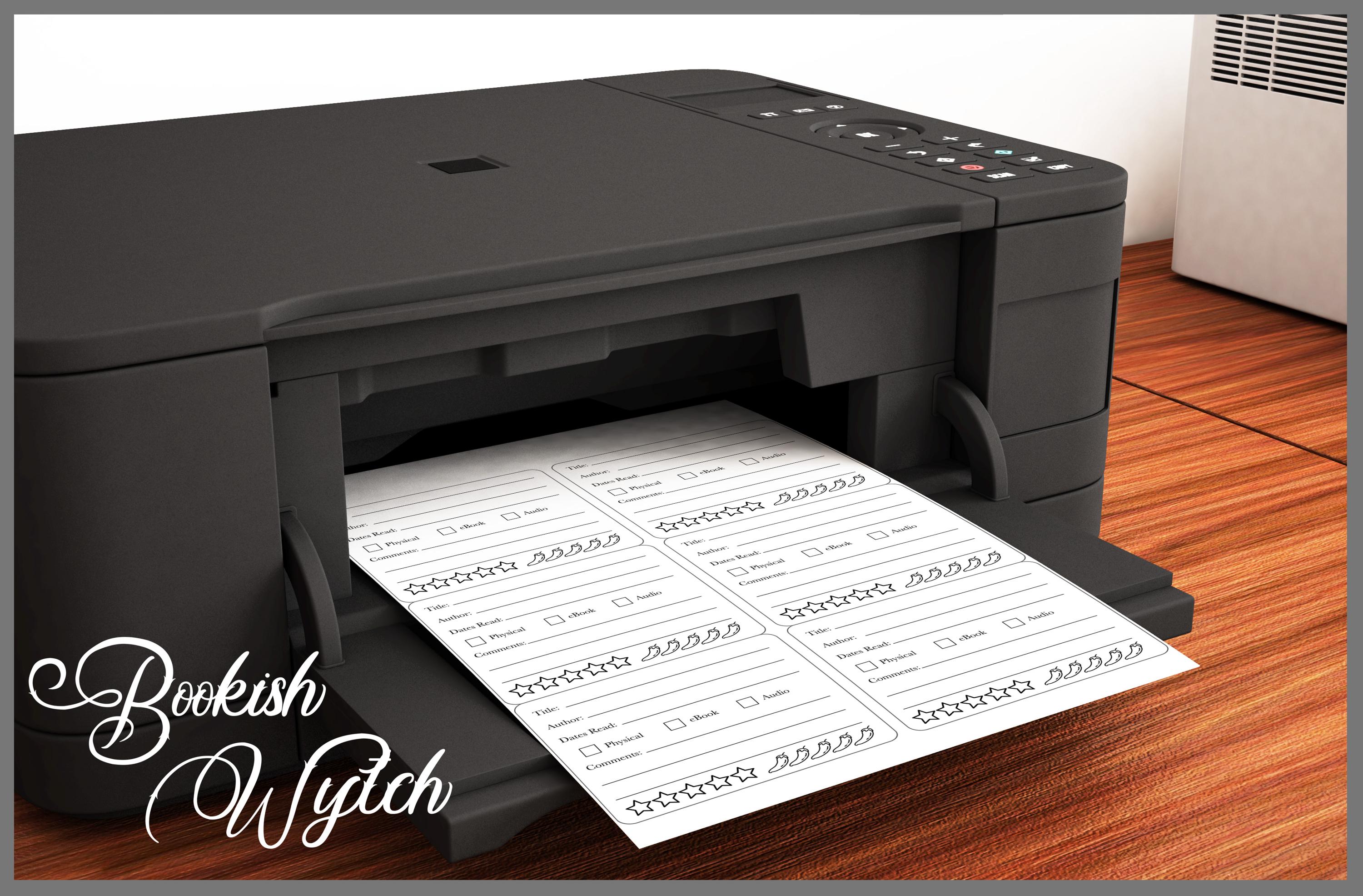 Printable Book Journal Stickers for Avery 5164 Labels - Etsy