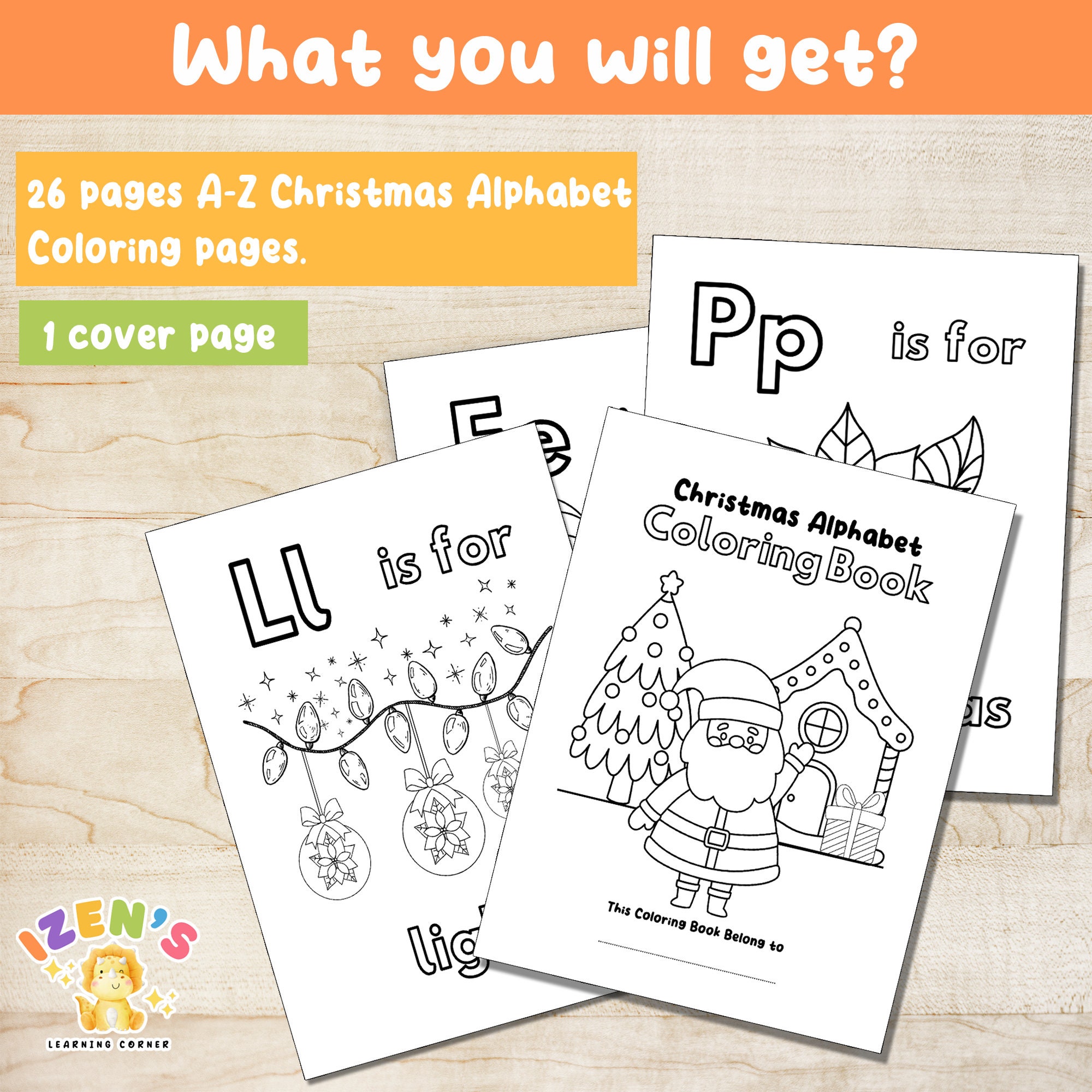 Custom Coloring Book for Christmas | Winter Coloring Books / Cute ...
