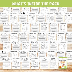 Alphabet Handwriting Practice | Toddler Tracing Worksheets, Homeschool ...