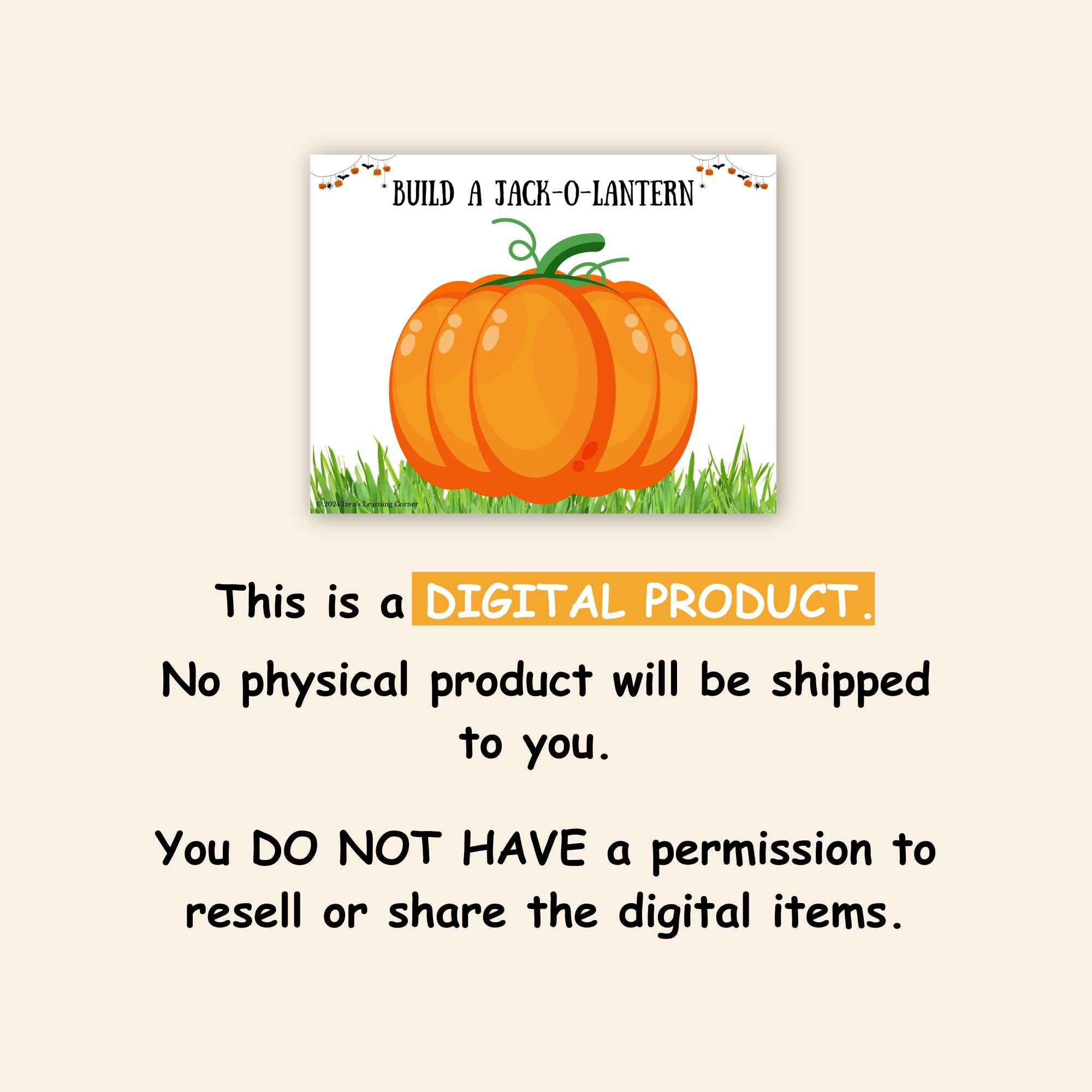 Build a Jack-o-lantern Face Dice Game Printable, Learning Shapes ...