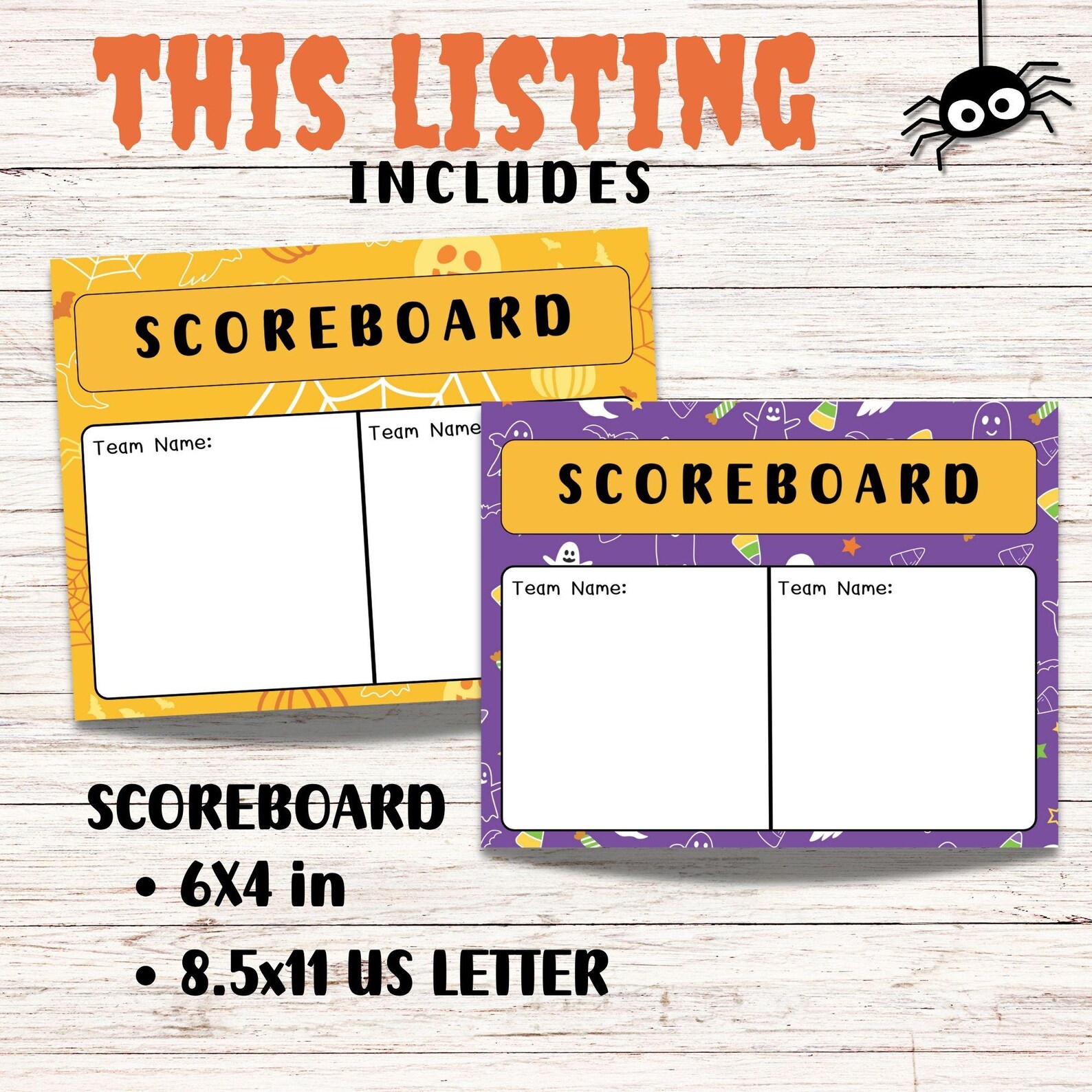 Halloween Friendly Feud Game Printable, Family Group Game, Virtual ...