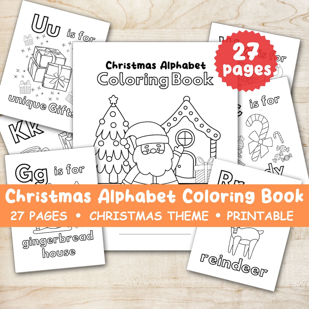 Custom Coloring Book for Christmas | Winter Coloring Books / Cute ...
