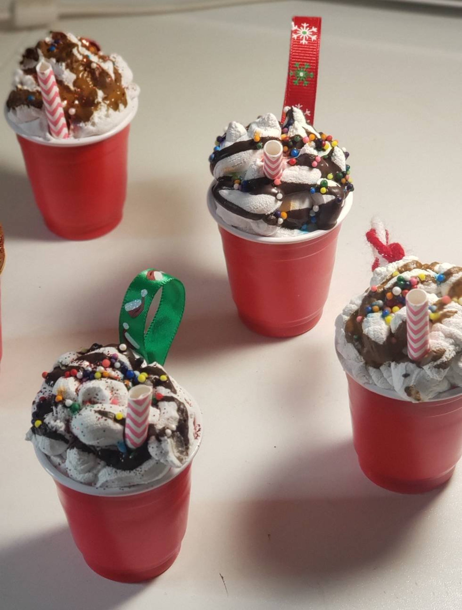 Your Favorite Cup of Coffee Christmas Tree Ornaments Handmade Starbucks ...