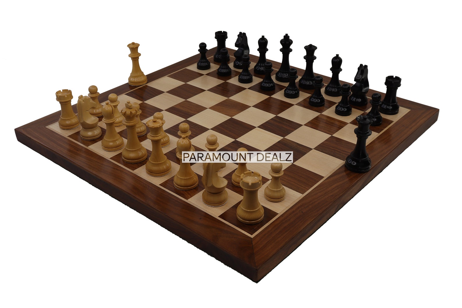 FIDE Championship Chess Set with Board Hand Carved Wooden | Etsy