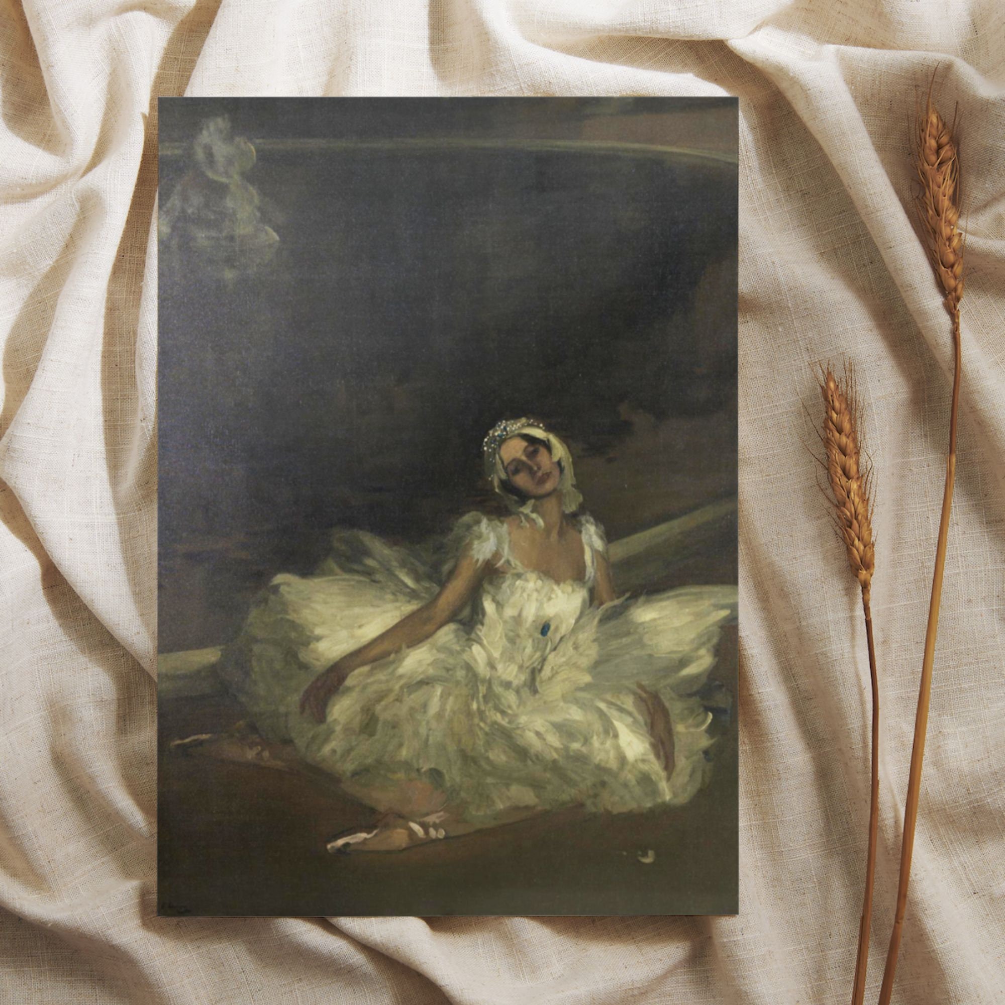 Baroque Wall Art Ballerina Printable PDF Download Art Print Dark ...