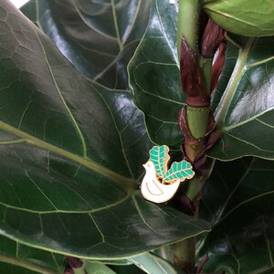 Fiddle Leaf Fig Enamel Pin | Ficus Lyrata Pin | Plant Pin | Houseplant ...