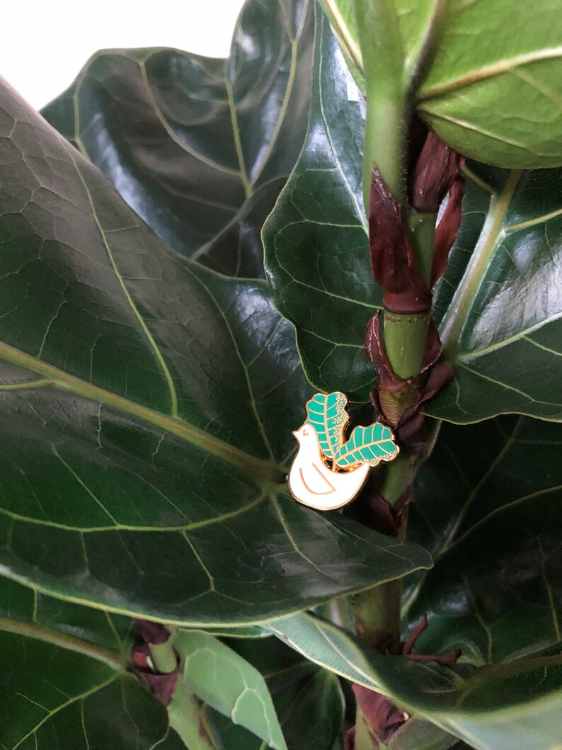 Fiddle Leaf Fig Enamel Pin | Ficus Lyrata Pin | Plant Pin | Houseplant ...