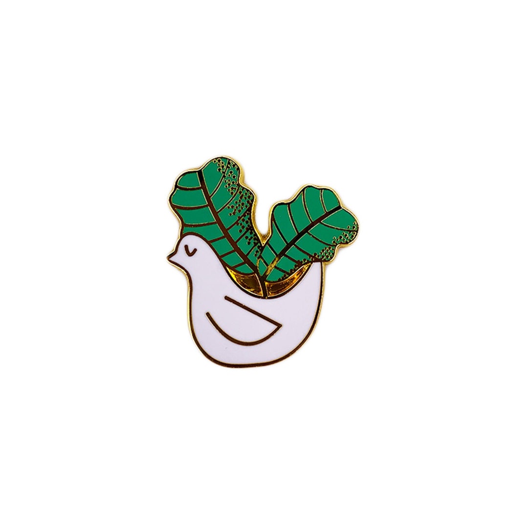 Fiddle Leaf Fig Enamel Pin | Ficus Lyrata Pin | Plant Pin | Houseplant ...