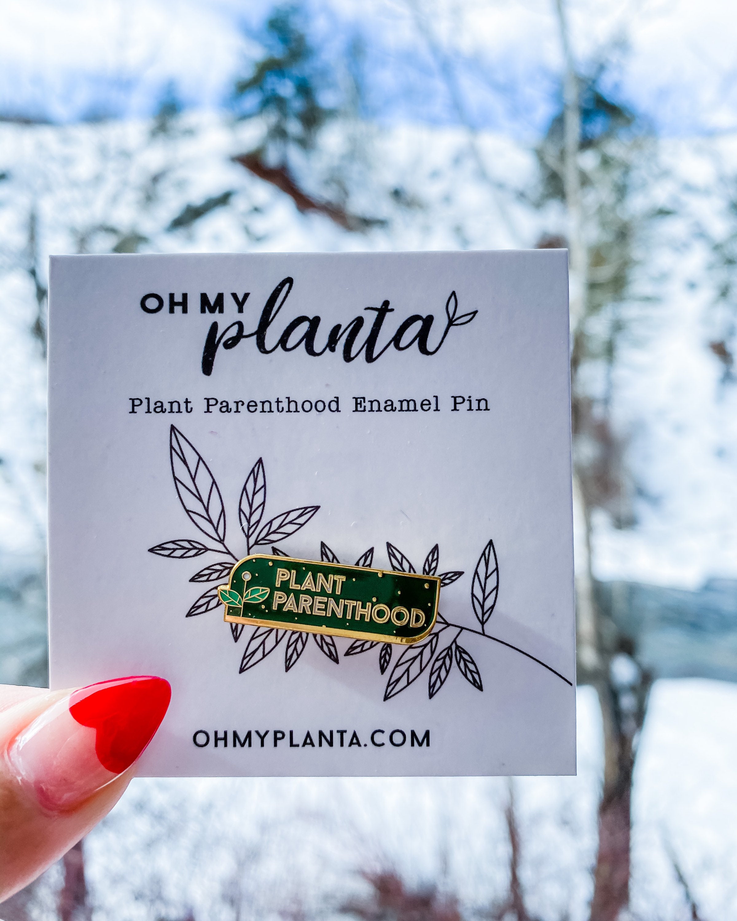 Plant Parenthood Enamel Pin Plant Parent Pin Plant Pin | Etsy