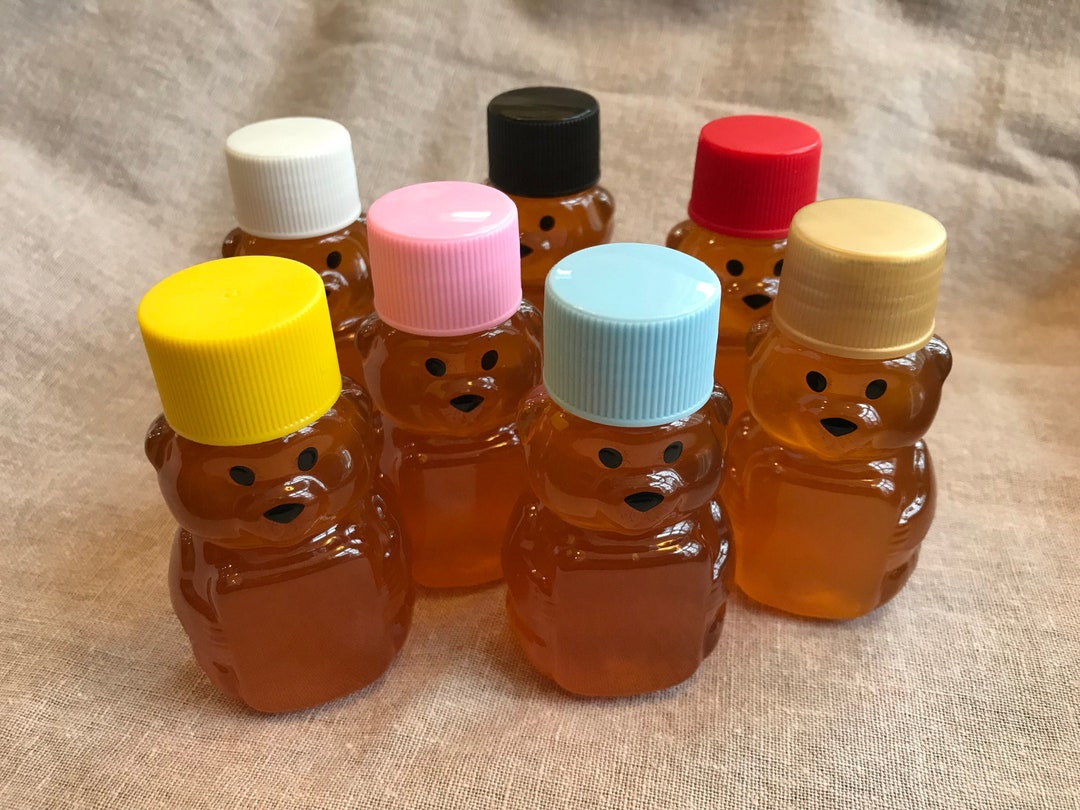 Mini Honey Bear Favors: Midwest Raw Honey, Wedding Shower Gift (2oz, 10 ...